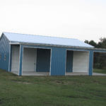 Metal Building with Lean to - Houston Area - American Steel Carports, Inc.
