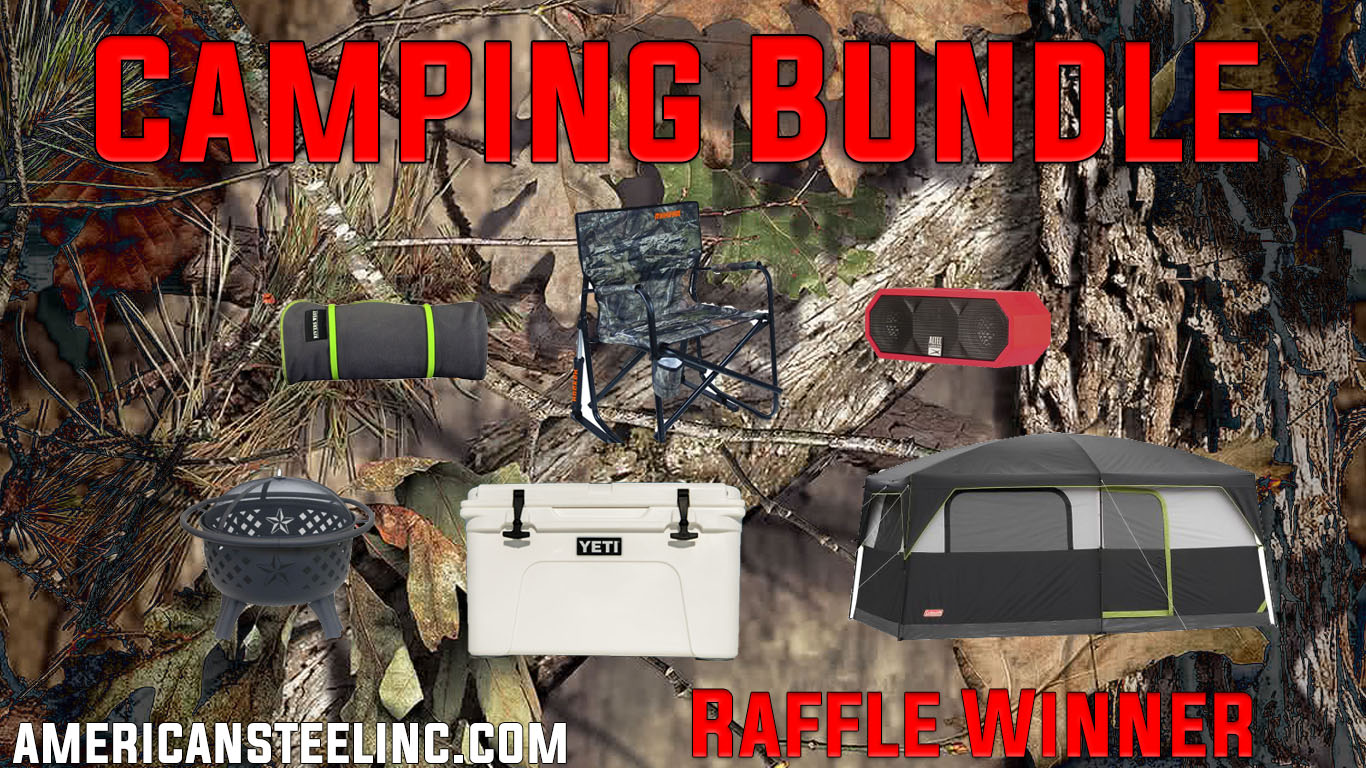 Camping Bundle Winner: Paul Coutant - American Steel Carports, Inc.